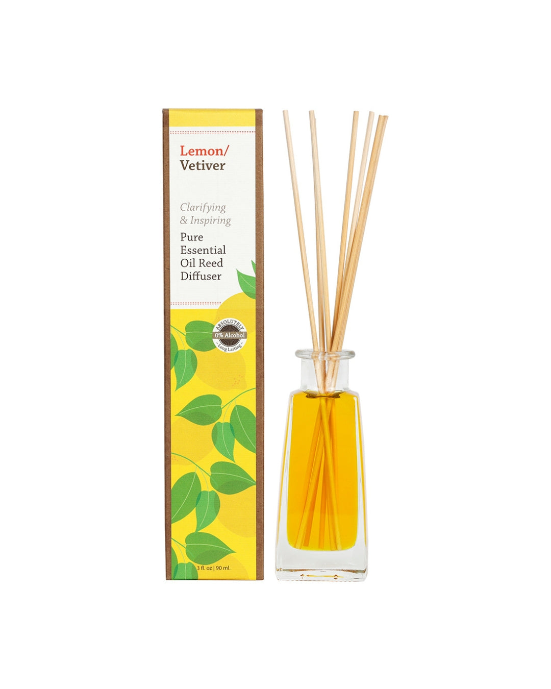 Lemon Vetiver Reed Diffuser 3oz – SunLeaf®
