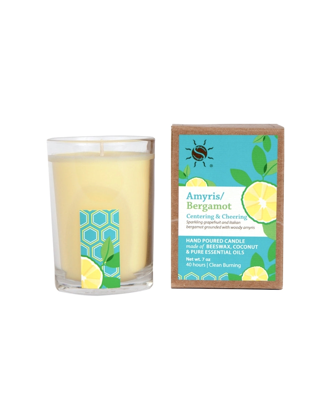 Amyris Bergamot Candle | Sunleafnaturals – SunLeaf®
