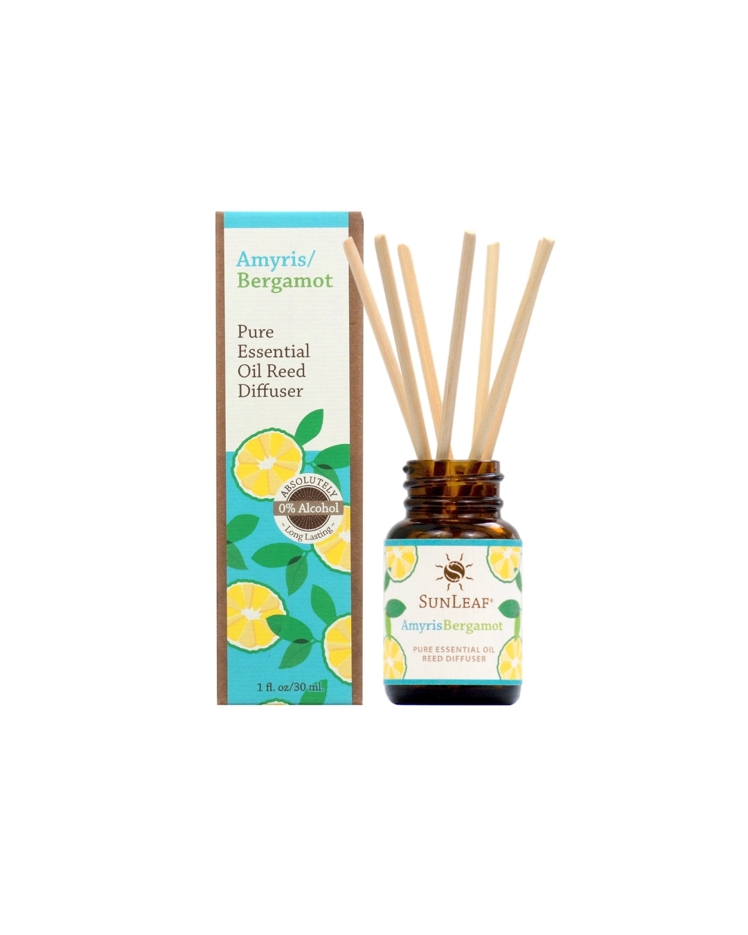 Amyris Bergamot Reed Diffuser 1oz – SunLeaf®