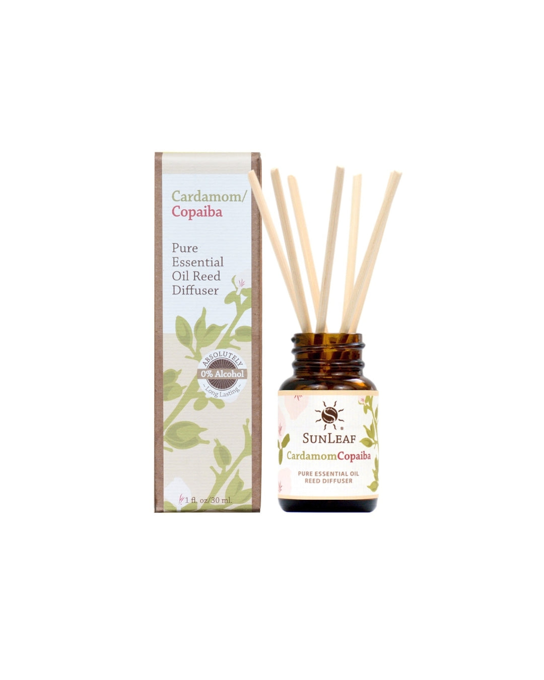 Cardamom Copaiba Reed Diffuser 1oz – SunLeaf®