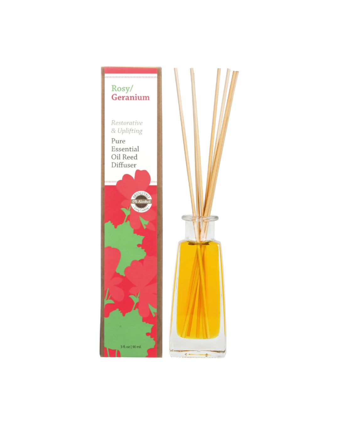 Rosy Geranium Reed Diffuser 3oz – SunLeaf®