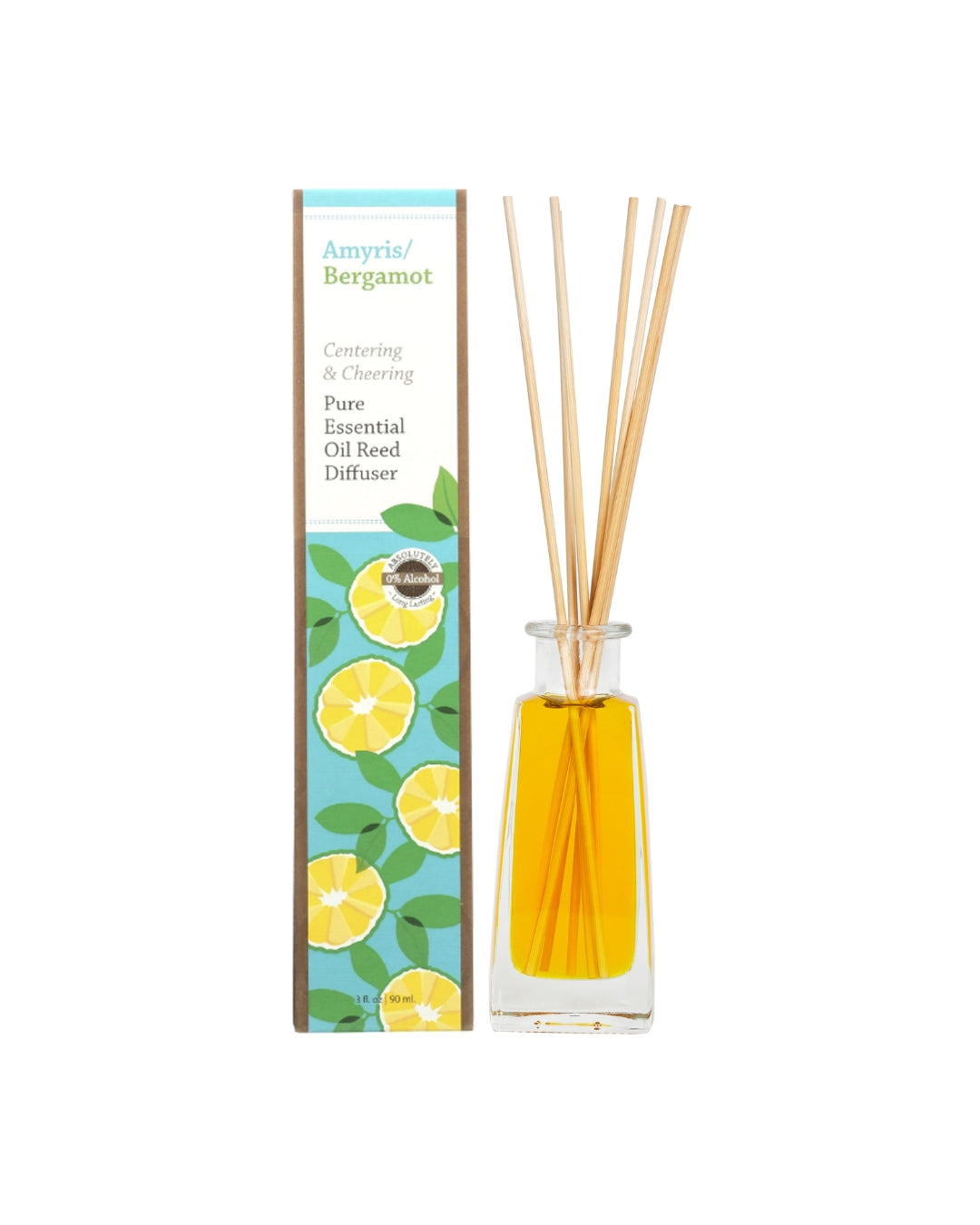Amyris Bergamot Reed Diffuser 3oz – SunLeaf®