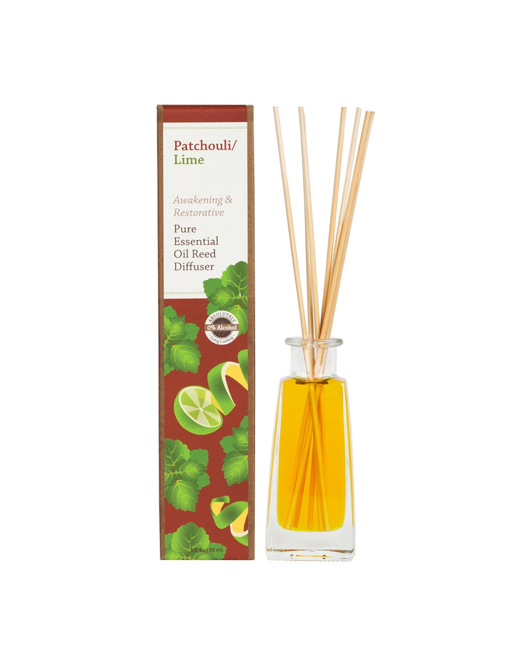 Patchouli Lime Reed Diffuser 3oz – SunLeaf®